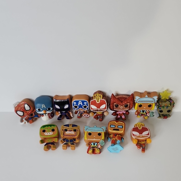 Funko | Toys | Funko Marvel Action Gingerbread And Christmas Miniture ...